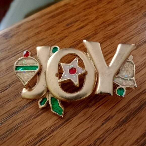 Source Unknown | Jewelry | Joy Pin | Poshmark